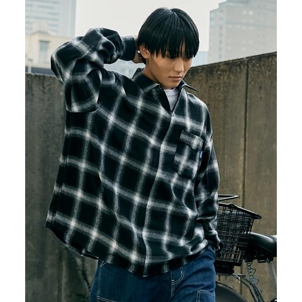 ZOZO問い合わせ番号:98502782ショップ:GLAZOS，グラソスブランド:GLAZOS，グラソス商品名:ジップチェックシャツカテゴリ:トップス>シャツ/ブラウスブランド品番:3753216素材:綿100%原産国:中国カラー:ホ...