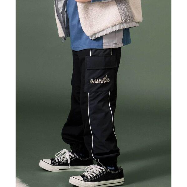 『タイムセール実施中』ZOZO問い合わせ番号:98503020ショップ:BEBE ONLINE STORE，ベベ オンラインストアブランド:nexchic，ネクシック商品名:【お揃い】タフタｘミニウラゲ切り替えパンツ(110~150cm)カ...