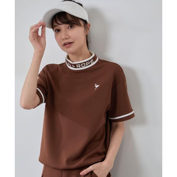 ZOZO問い合わせ番号:98503145ショップ:ROPE'，ロぺブランド:JUN&amp;ROPE'，ジュンアンドロペ商品名:【セットアップ対応】ダンボールニット5分袖配色プルオーバーカテゴリ:トップス>Tシャツ/カットソーブランド...