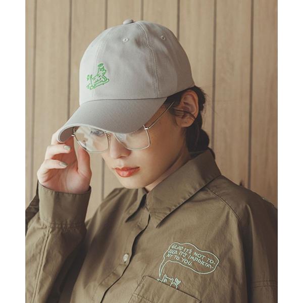 ZOZO問い合わせ番号:98503232ショップ:studio CLIP，スタディオクリップブランド:studio CLIP，スタディオクリップ商品名:【daily CLIP × norahi】刺繍CAPカテゴリ:帽子>キャップブラン...