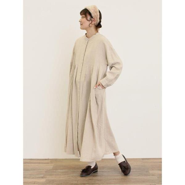 『タイムセール実施中』ZOZO問い合わせ番号:98503327ショップ:Samansa Mos2，サマンサ モスモスブランド:Samansa Mos2，サマンサ モスモス商品名:【Cross×Linen】タックワンピース《S/Mサイズ》カテ...