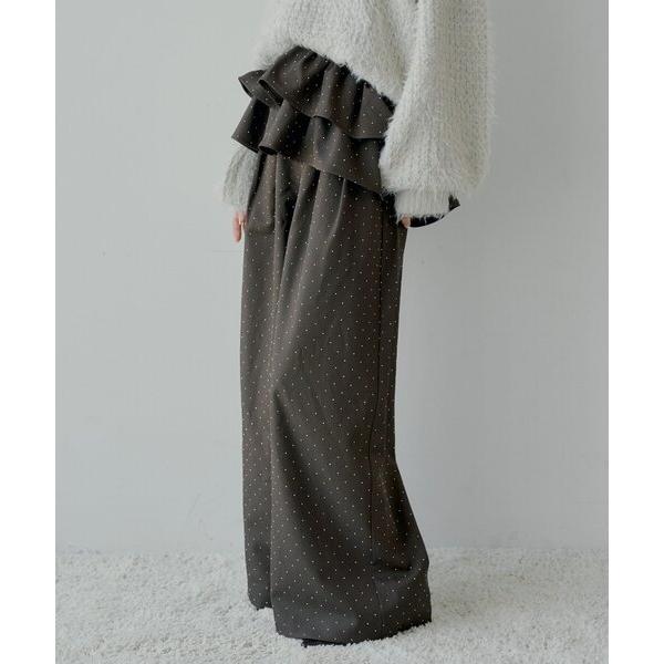 『タイムセール実施中』ZOZO問い合わせ番号:98503910ショップ:Chico，チコブランド:Chico，チコ商品名:【SALON by Chico】取り外しフリルルーズスラックスパンツカテゴリ:パンツ>その他パンツブランド品番:...