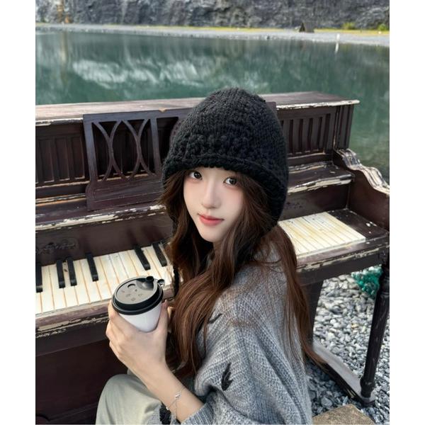 『セール実施中』ZOZO問い合わせ番号:98504109ショップ:BURNER，バーナーブランド:Burner，バーナー商品名:【CHI SELECT】ふんわりポンポン くまロゴ耳当て　イヤーマフ　chi-bosi-2-15カテゴリ:帽子&...