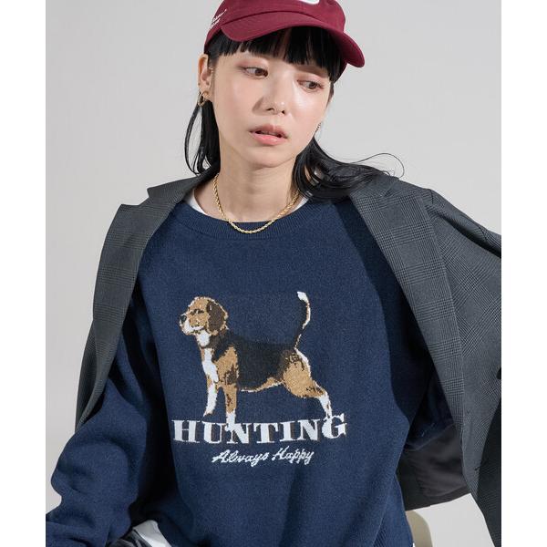 『セール実施中』ZOZO問い合わせ番号:98504579ショップ:FREAK'S STORE，フリークスストアブランド:FREAK'S STORE，フリークスストア商品名:DOG ジャガードニット/ドッグ ジャガードニットカテゴリ:トップス...