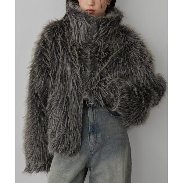 『タイムセール実施中』ZOZO問い合わせ番号:98504611ショップ:MONO-MART，モノマートブランド:MONO-MART，モノマート，nui nullu，ヌイヌル商品名:【nui nullu】スタンドカラーボリュームファーショート...