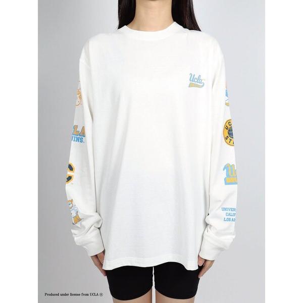 『タイムセール実施中』ZOZO問い合わせ番号:98505038ショップ:TRANSITION，トランジションブランド:UCLA，ユーシーエルエー，TRANSITION，トランジション商品名:【UCLA】 アームプリントロングスリーブTシャツ...