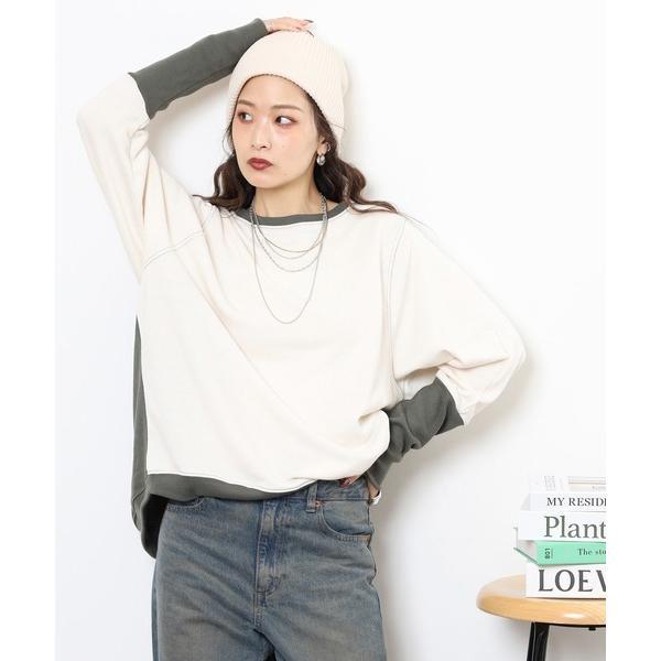 『タイムセール実施中』ZOZO問い合わせ番号:98505492ショップ:FUNALIVE，ファンアライブブランド:myke，ミーカ，FUNALIVE，ファンアライブ商品名:myke TC裏毛 配色袖リブドルマンプルオーバーカテゴリ:トップス...