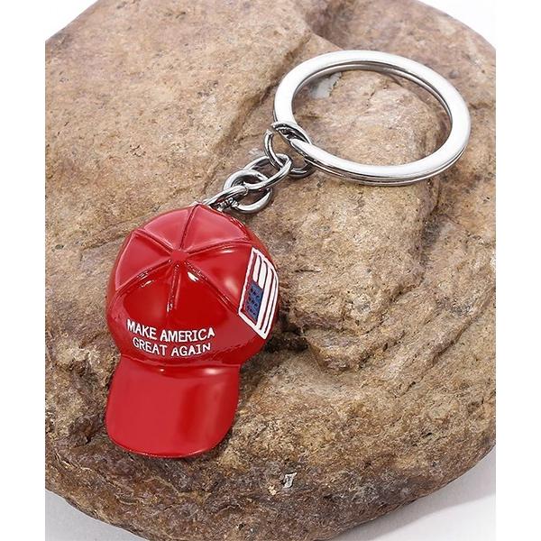 ZOZO問い合わせ番号:98505781ショップ:realize，レアリゼブランド:ARCHIVER，アーカイバ商品名:【Bz】MAKE AMERICA GREAT AGAIN ロゴキャップ キーホルダー (DAY)カテゴリ:財布/小物&g...