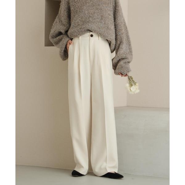 ZOZO問い合わせ番号:98506872ショップ:hinari，ヒナリブランド:hinari，ヒナリ商品名:2タックストレートパンツカテゴリ:パンツ>その他パンツブランド品番:HN00000081素材:表地:ポリエステル 98%， ポ...