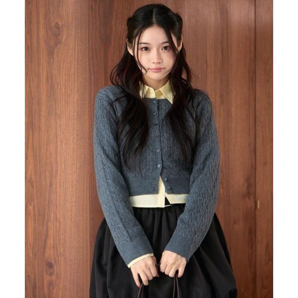 『タイムセール実施中』ZOZO問い合わせ番号:98506893ショップ:archives，アルシーヴブランド:archives，アルシーヴ商品名:ケーブルニットＣＤ×シャツＳＥＴカテゴリ:トップス>アンサンブルブランド品番:256-1...