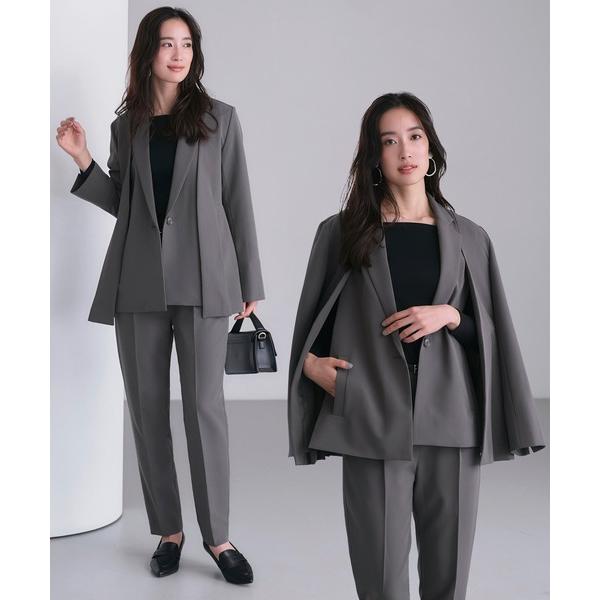 『タイムセール実施中』ZOZO問い合わせ番号:98507107ショップ:RUIRUE BOUTIQUE，ルイルエブティックブランド:RUIRUE BOUTIQUE，ルイルエブティック商品名:レイヤード テーラードジャケット セットアップ ｜...