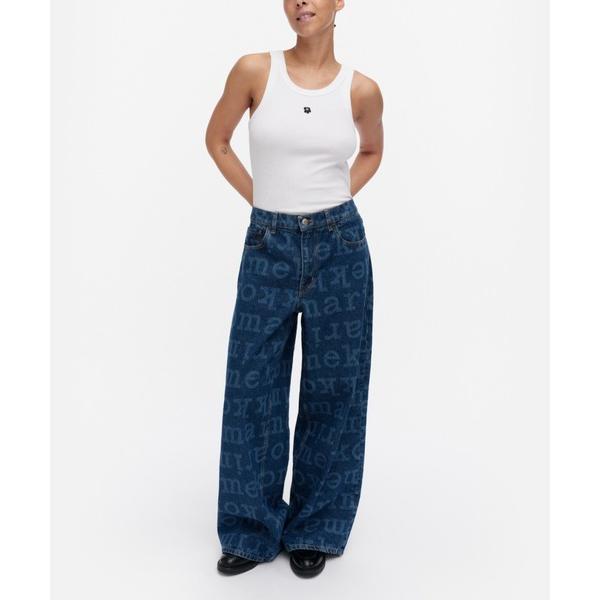 ZOZO問い合わせ番号:98507581ショップ:marimekko，マリメッコブランド:marimekko，マリメッコ商品名:【ノベルティ付】《Maridenim》 Loose Logo S / jeansカテゴリ:パンツ>デニムパ...