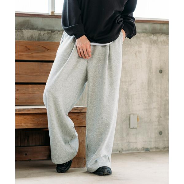 『タイムセール実施中』ZOZO問い合わせ番号:98507617ショップ:FREAK'S STORE，フリークスストアブランド:FREAK'S STORE，フリークスストア商品名:限定展開 ワイドシルエット ボンディング スウェットパンツカテ...