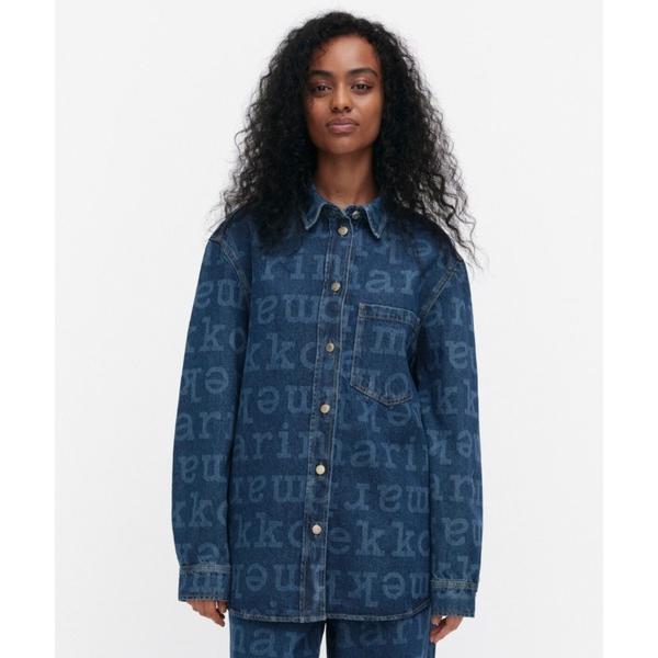 ZOZO問い合わせ番号:98507659ショップ:marimekko，マリメッコブランド:marimekko，マリメッコ商品名:【ノベルティ付】《Maridenim》 Vaihe Logo / shirtカテゴリ:トップス>シャツ/ブ...