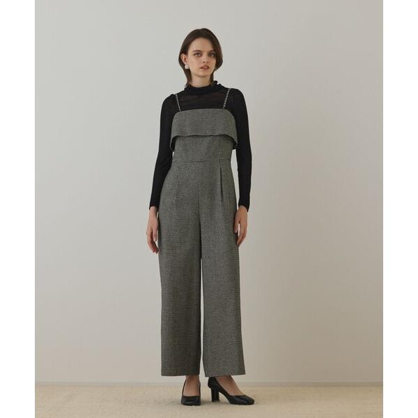 ZOZO問い合わせ番号:98538039ショップ:GRACE CONTINENTAL，グレースコンチネンタルブランド:Diagram，ダイアグラム商品名:チドリツイードサロペットカテゴリ:オールインワン・サロペット>つなぎ/オールイン...