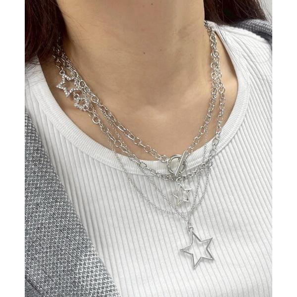ZOZO問い合わせ番号:98538147ショップ:WEGO，ウィゴーブランド:WEGO，ウィゴー商品名:WEGO/スターモチーフセットネックレスカテゴリ:アクセサリー>ネックレスブランド品番:MO25AW09-SG0027素材:鉄， ...