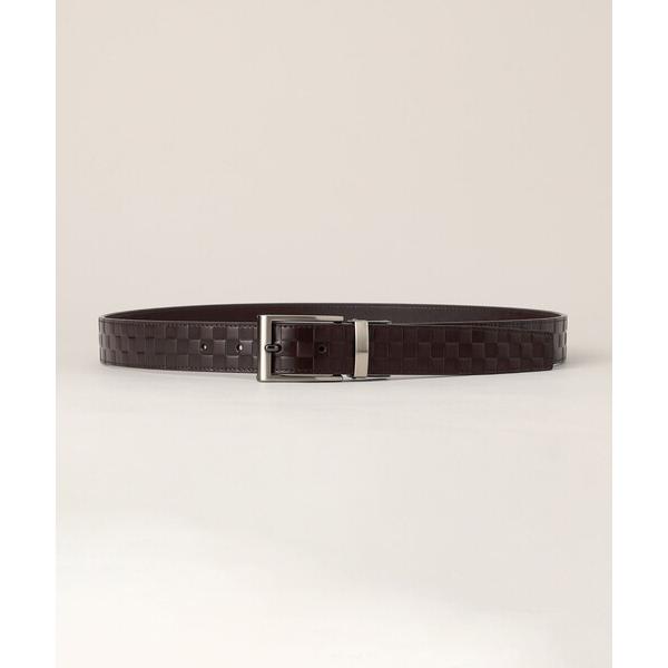 ZOZO問い合わせ番号:98538259ショップ:COMME CA MEN，コムサ・メンブランド:COMME CA MEN，コムサメン商品名:【リバーシブル】市松ベルトカテゴリ:ファッション雑貨>ベルトブランド品番:07-63YM01...