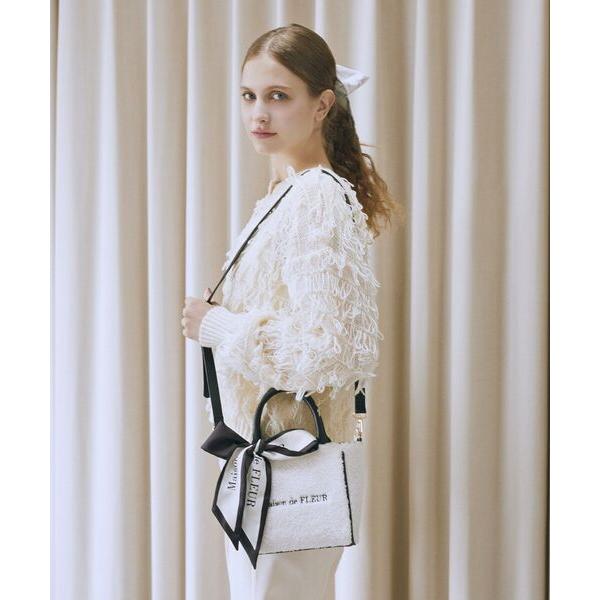 『セール実施中』ZOZO問い合わせ番号:98538577ショップ:Maison de FLEUR，メゾン ド フルールブランド:Maison de FLEUR，メゾンドフルール商品名:スカーフ付きボア2WaySトートバッグカテゴリ:バッグ&...