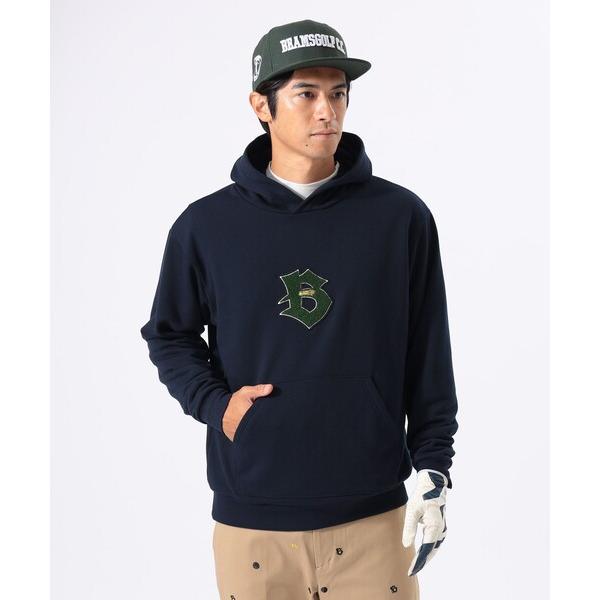 『タイムセール実施中』ZOZO問い合わせ番号:98538910ショップ:BEAMS GOLF，ビームスゴルフブランド:BEAMS GOLF，ビームスゴルフ商品名:〈MEN〉ORANGE LABEL / Bロゴワッペン 裏毛 パーカー（吸水速...