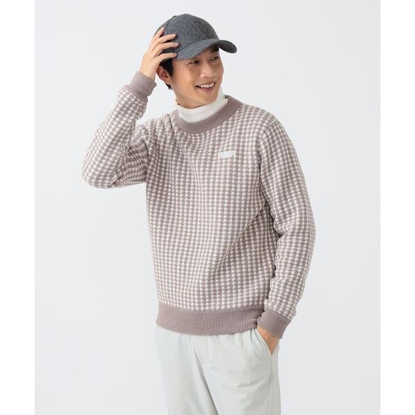 『セール実施中』ZOZO問い合わせ番号:98538914ショップ:BEAMS GOLF，ビームスゴルフブランド:BEAMS GOLF，ビームスゴルフ商品名:PURPLE LABEL / 千鳥ジャカード ニット プルオーバーカテゴリ:トップス...