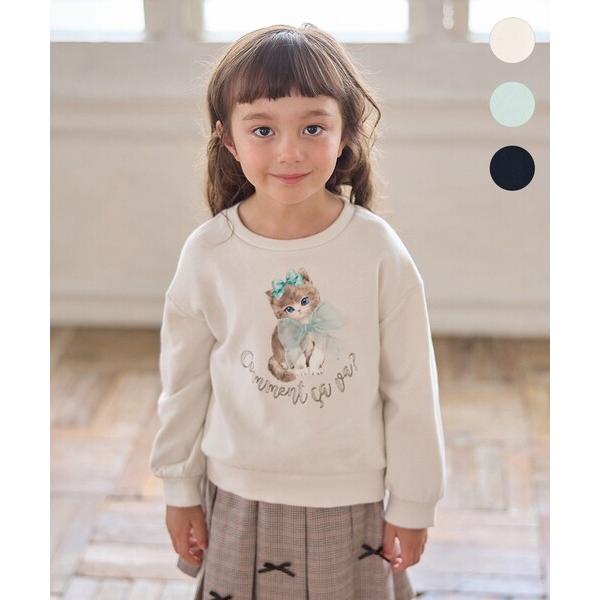 『セール実施中』ZOZO問い合わせ番号:98539094ショップ:ANY，エニィブランド:ANY，エニィ商品名:ネコプリント トレーニャーカテゴリ:トップス>スウェットブランド品番:TOFKGA0431素材:エクリュ/ミント/ネイビー...