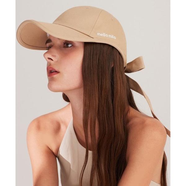 『タイムセール実施中』ZOZO問い合わせ番号:98539389ショップ:Bonjour Sagan，ボンジュールサガンブランド:YENNA，イェンナ商品名:【mella mila】 SOLID BACK RIBBON BALL CAPカテゴ...