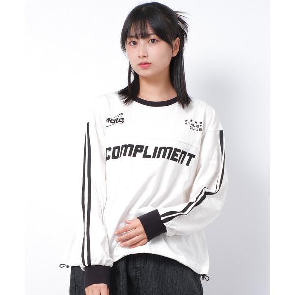 『セール実施中』ZOZO問い合わせ番号:98539679ショップ:SHUSHU，シュシュブランド:RiCO SUCRE，リコシュクレ，SHUSHU，シュシュ商品名:COMPLIMENTロングTシャツカテゴリ:トップス>Tシャツ/カット...