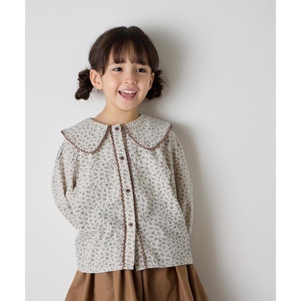 ZOZO問い合わせ番号:98540027ショップ:riziere，リジェールブランド:riziere，リジェール商品名:【リンクコーデ】配色スカラ花柄ブラウスカテゴリ:トップス>シャツ/ブラウスブランド品番:RZ25AWBL44素材:...