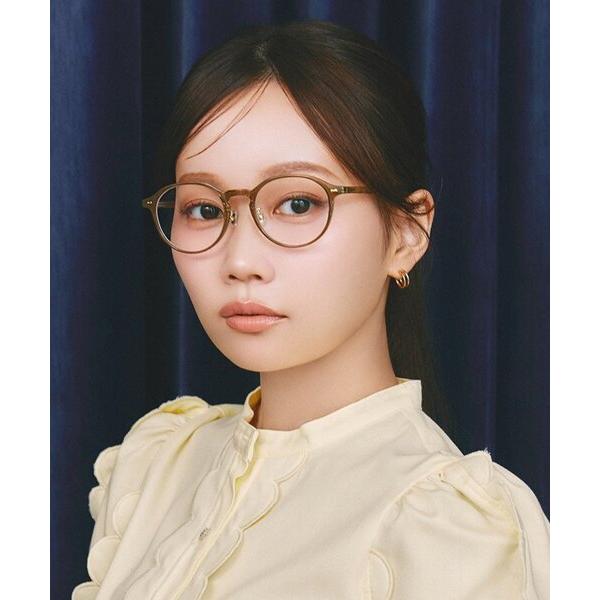 ZOZO問い合わせ番号:98540088ショップ:Zoff，ゾフブランド:Zoff，ゾフ商品名:【水越みさと さんコラボ】Zoff｜Misato Mizukoshi ボストン型 メガネ｜中顔面短縮みえ 伊達メガネ 度付き（レンズ交換券付き）...