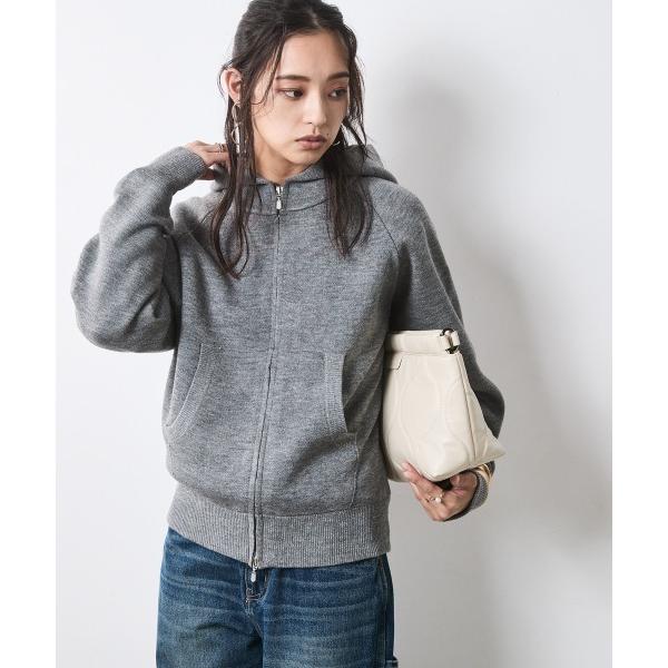 『タイムセール実施中』ZOZO問い合わせ番号:98540135ショップ:SMILE LAND，スマイルランドブランド:CHIC STYLE，シックスタイル，SMILE LAND，スマイルランド商品名:ジップアップニットフーディ＜大きいサイズ...