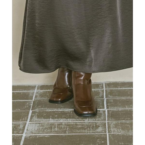 『セール実施中』ZOZO問い合わせ番号:98540158ショップ:LAKOLE，ラコレブランド:LAKOLE，ラコレ商品名:スクエアトゥ切替ブーツ / 589066カテゴリ:シューズ>ブーツブランド品番:589066素材:甲材：合成皮...