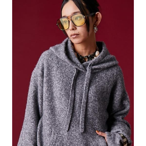 『タイムセール実施中』ZOZO問い合わせ番号:98540607ショップ:SMILE LAND，スマイルランドブランド:GEVS.，ジェイヴィス，SMILE LAND，スマイルランド商品名:ミックスヤーンフーディニット＜大きいサイズ有＞GEV...