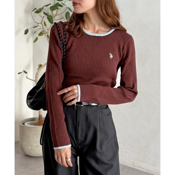 『セール実施中』ZOZO問い合わせ番号:98540802ショップ:CPCM，シーピーシーエムブランド:U.S. POLO ASSN.，ユーエスポロアッスン，CPCM，シーピーシーエム商品名:【U.S. POLO ASSN.】クルーネックリブ...