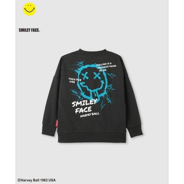 ZOZO問い合わせ番号:98541123ショップ:Mac-House，マックハウスブランド:Mac-House，マックハウス商品名:Simplify BOYSスマイルプリントBIGトレーナー【ダンス系】カテゴリ:トップス>Tシャツ/カ...