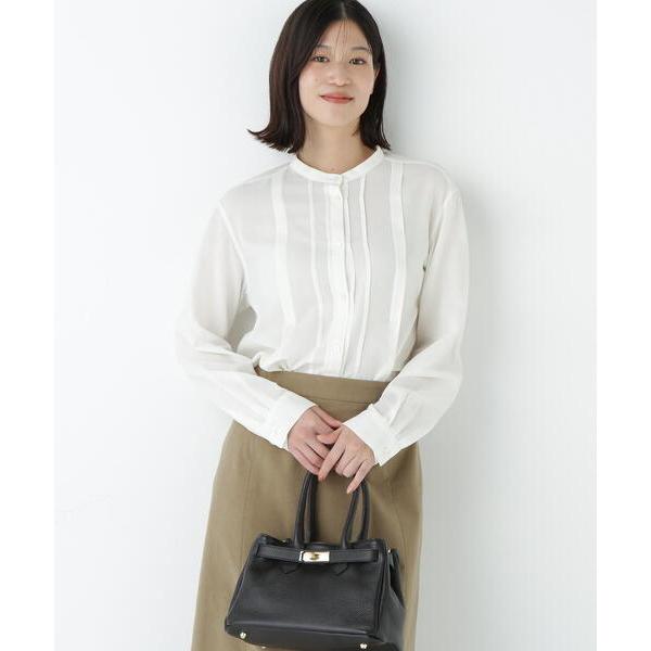 『タイムセール実施中』ZOZO問い合わせ番号:98541612ショップ:human woman，ヒューマンウーマンブランド:human woman，ヒューマンウーマン商品名:◆コットンジョーゼットボイルバンドシャツブラウスカテゴリ:トップス...