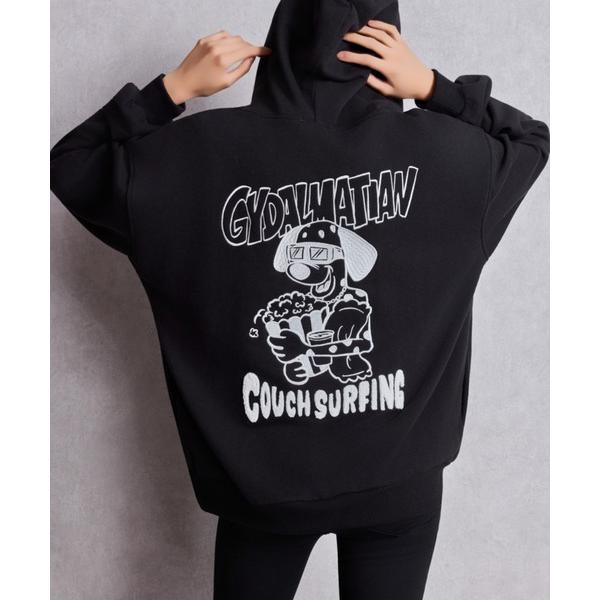『セール実施中』ZOZO問い合わせ番号:98542464ショップ:GYDA，ジェイダブランド:GYDA，ジェイダ商品名:COUCH SURFING GYDALMATIANスウェットパーカーカテゴリ:トップス>パーカーブランド品番:07...