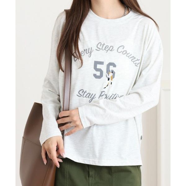 『タイムセール実施中』ZOZO問い合わせ番号:98542471ショップ:FUNALIVE，ファンアライブブランド:Quelle Chance，ケルシャンス，FUNALIVE，ファンアライブ商品名:プリント+刺繍　長袖Tシャツカテゴリ:トップ...