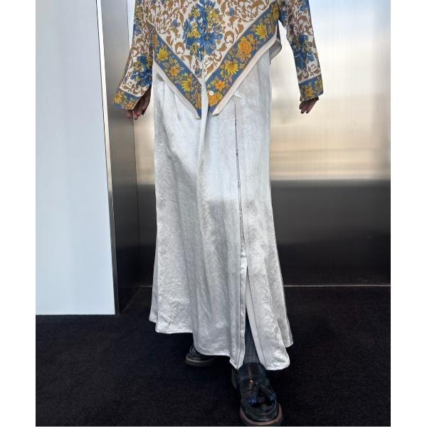 『セール実施中』ZOZO問い合わせ番号:98542820ショップ:AMERI VINTAGE，アメリビンテージブランド:Ameri，アメリ商品名:HEAVY SATIN ASYMMETRY TUCK SKIRTカテゴリ:スカート>スカ...