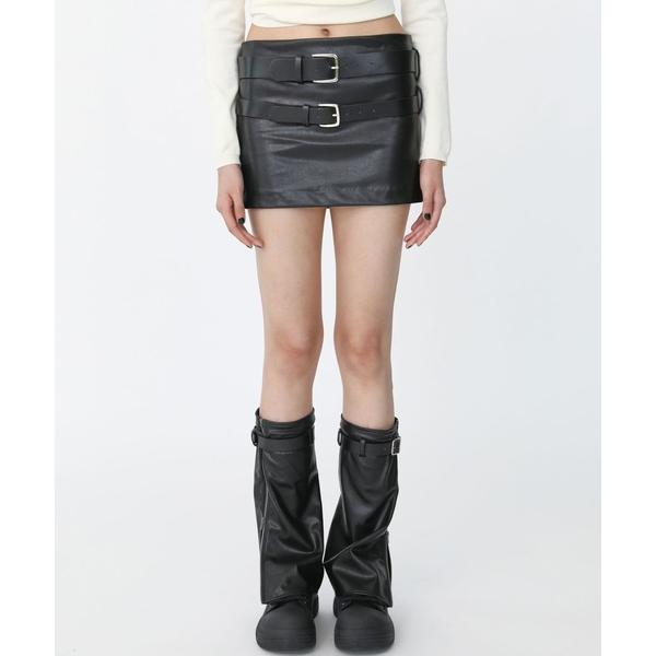 『タイムセール実施中』ZOZO問い合わせ番号:98572943ショップ:EMMA CLOTHES，エマ クローズブランド:Heart Tattoo，ハートタトゥー商品名:belt glossy miniskirt ＆ glossy boot...