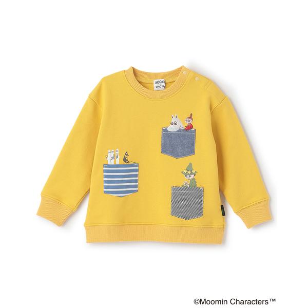『セール実施中』ZOZO問い合わせ番号:98573799ショップ:NARUMIYA ONLINE，ナルミヤ オンラインブランド:kladskap，クレードスコープ商品名:【MOOMIN】ムーミンポケットトレーナーカテゴリ:トップス>ス...