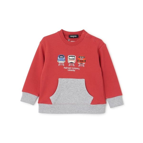 『セール実施中』ZOZO問い合わせ番号:98573830ショップ:NARUMIYA ONLINE，ナルミヤ オンラインブランド:kladskap，クレードスコープ商品名:正面電車配色トレーナーカテゴリ:トップス>スウェットブランド品番...