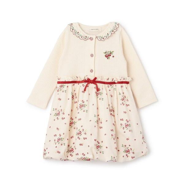 『セール実施中』ZOZO問い合わせ番号:98573890ショップ:sense of wonder，センスオブワンダーブランド:sense of wonder，センスオブワンダー商品名:【オーガニック】野イチゴ長袖バルーンワンピース【日本製】...