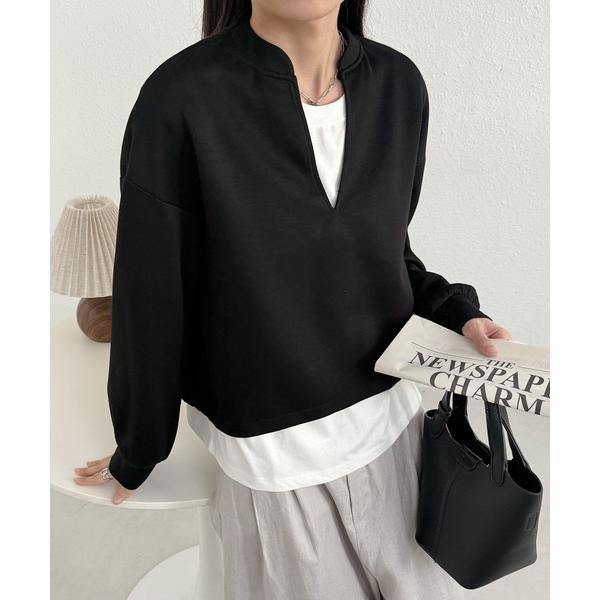 『セール実施中』ZOZO問い合わせ番号:98574073ショップ:FRP，エフアールピーブランド:MAISON DE THERESE，メゾン ド テレーズ，FRP，エフアールピー商品名:Vネック スウェットカテゴリ:トップス>スウェッ...