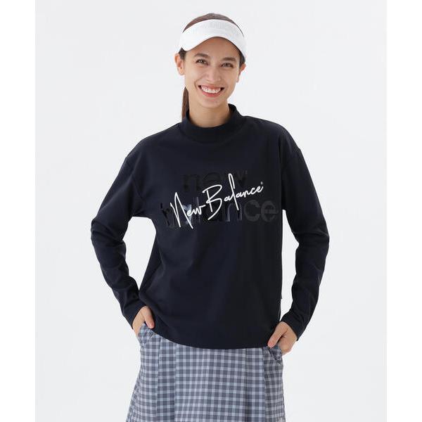 『セール実施中』ZOZO問い合わせ番号:98574633ショップ:the HOUSE，ザハウスブランド:New Balance Golf，ニューバランスゴルフ商品名:【new balance golf】長袖 モックネック プルオーバー (W...