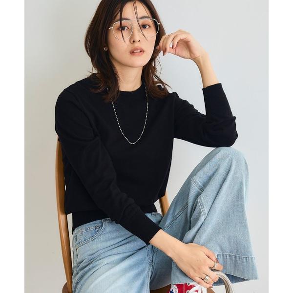 ZOZO問い合わせ番号:98576180ショップ:cross marche，クロスマルシェブランド:CROSS FUNCTION，クロスファンクション商品名:《洗える》綿100％クルーネックベーシックニット【CROSS FUNCTION/ク...