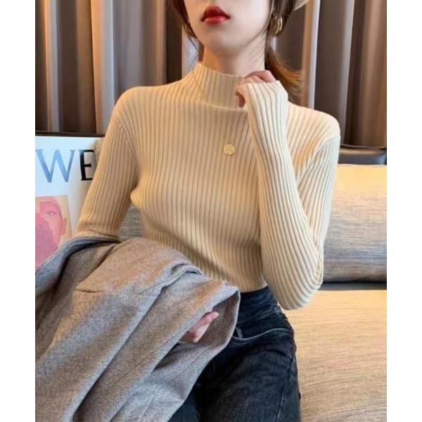 『タイムセール実施中』ZOZO問い合わせ番号:98576467ショップ:Ada.，エイダブランド:maison de LATIR，メゾンドラティール商品名:「首元すっきり暖か。ハーフタートルで旬顔セーター」ハーフタートルネックセーターカテゴ...