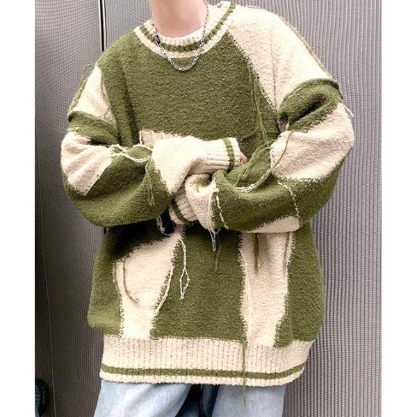 『セール実施中』ZOZO問い合わせ番号:98576881ショップ:SPADE，スペイドブランド:FVLMEN，フルメン，EFFECTION，エフェクション，neos，ネオス商品名:【FVLMEN】switching remake knit ...