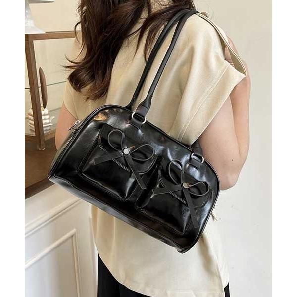 『タイムセール実施中』ZOZO問い合わせ番号:98576892ショップ:COLLARS，カラーズブランド:LUGG NAGG，ラグナグ商品名:【LUGG NAGG/ラグナグ】フェイクレザー ダブルポケット ハンドバックカテゴリ:バッグ&gt...