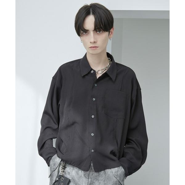 ZOZO問い合わせ番号:98578572ショップ:EMMA CLOTHES，エマ クローズブランド:Spielio，シュピーリオ商品名:【Spielio】Fray Edge Shirt / カットオフデザインシャツカテゴリ:トップス>...