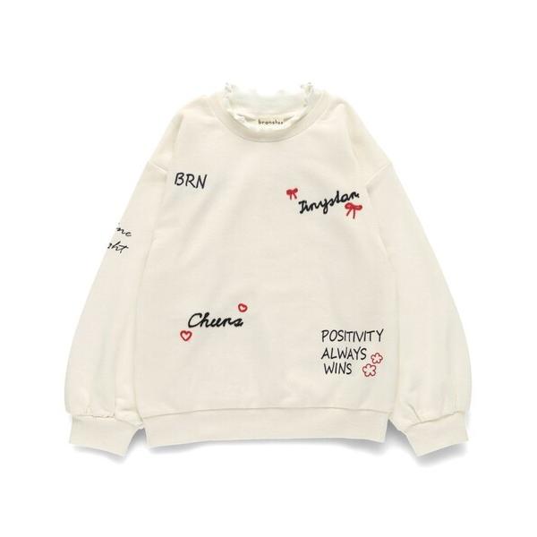 『セール実施中』ZOZO問い合わせ番号:98579094ショップ:branshes，ブランシェスブランド:branshes，ブランシェス商品名:刺繍アソートトレーナーカテゴリ:トップス>スウェットブランド品番:12-5404-061素...